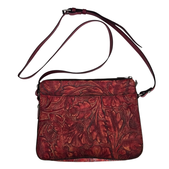 Patricia Nash | Bags | Patricia Nash Nazaire Crossbody Bag Red ...